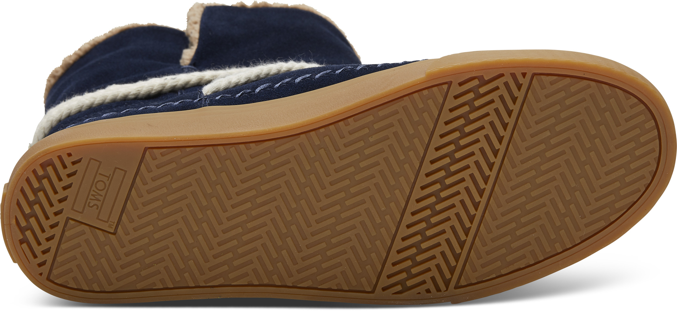 TOMS Navy Suede/Faux Shearling Women's Vista Boot 5,5/36 - GLAMI.sk