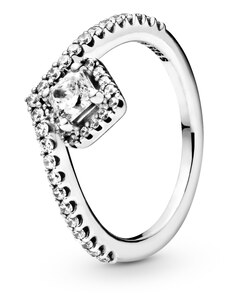 PANDORA prsteň "Dvojité iskrivé srdcia" 191198C01 - 48 mm - GLAMI.sk