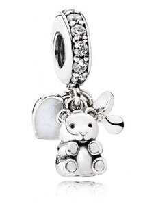 PANDORA korálka Žiarivý červený kruh korálka 792418C01 - GLAMI.sk