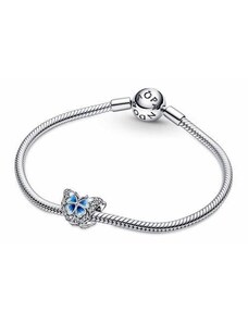 PANDORA Moments visiaci prívesok "Modrý motýľ a citát" 790757C01 - GLAMI.sk