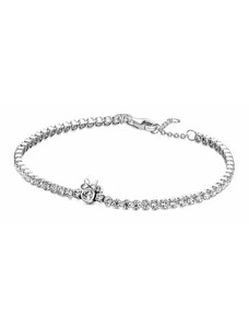 PANDORA tenisový náramok Žiarivé srdce náramok 590041C01 - GLAMI.sk