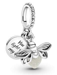 PANDORA zlatá korálka Žiarivé srdce korálka 759517C01 - GLAMI.sk