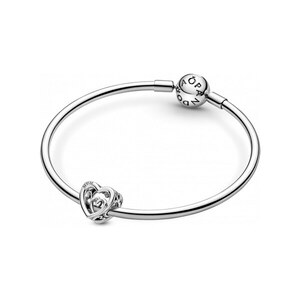 PANDORA náramok Prepletené srdcia vyskladaný náramok 590713+790800C00 ...