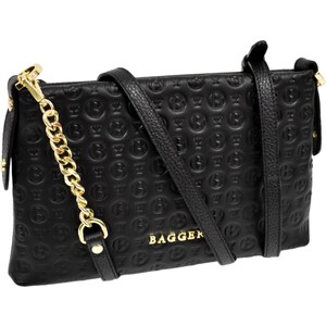 Čierna listová B kožená kabelka BAGGER 0069 - GLAMI.sk
