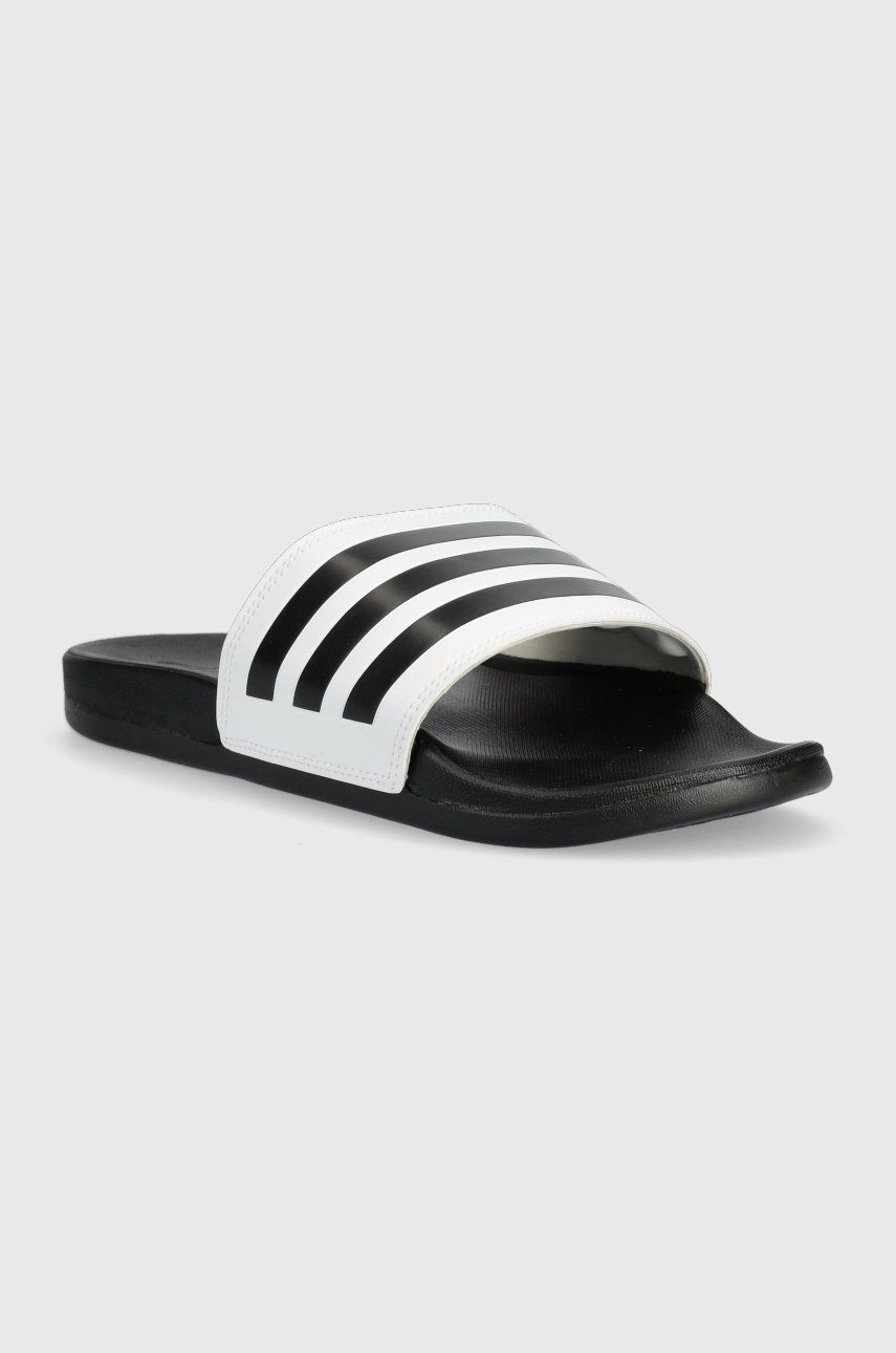 Šľapky adidas Performance Adilette pánske, biela farba - GLAMI.sk