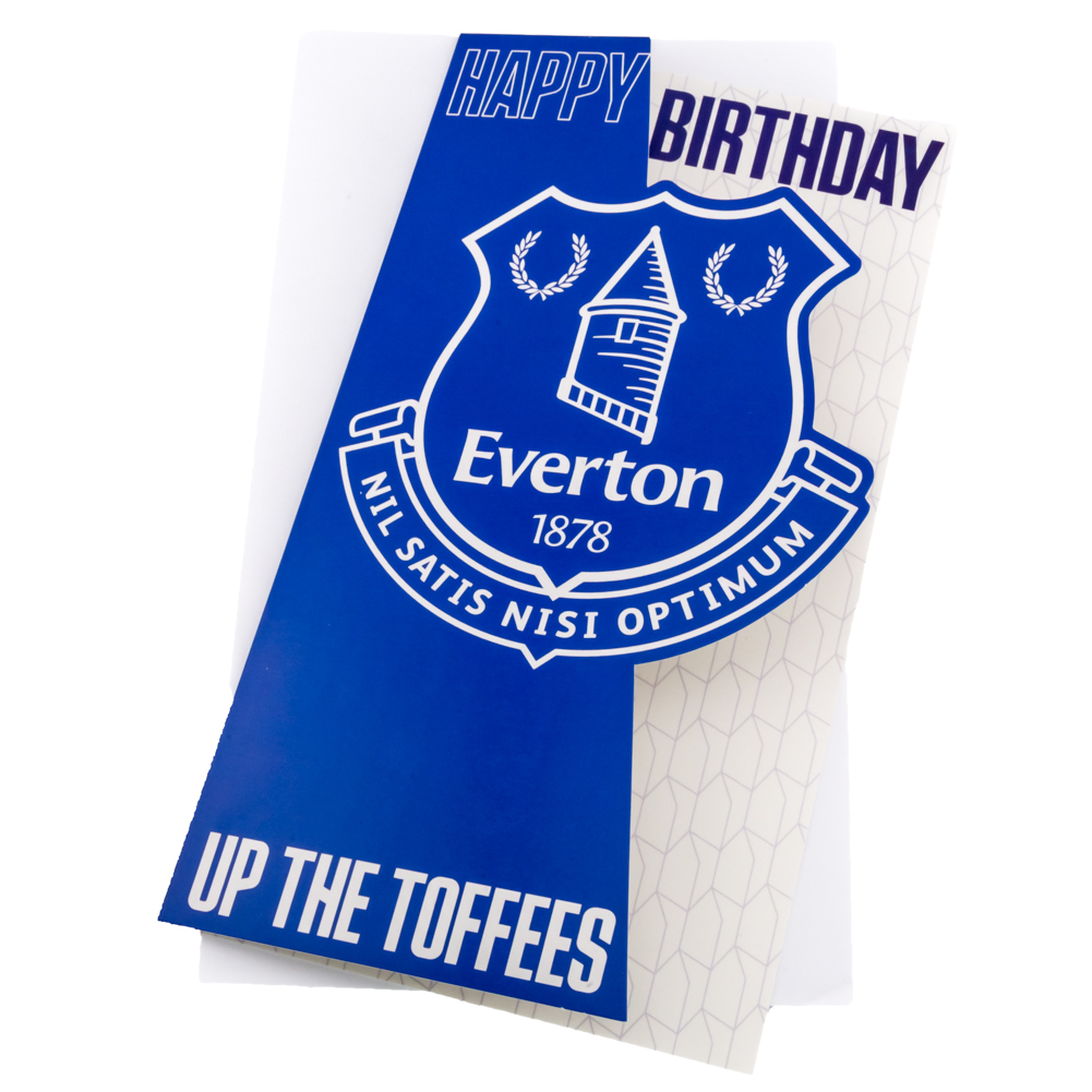 FC Everton blahoprianie Crest Birthday Card - GLAMI.sk