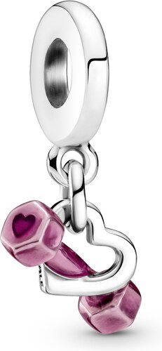 PANDORA Moments visiaci prívesok "Činka a srdiečko" 799545C01 - GLAMI.sk