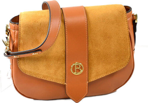 Kožená crossbody kabelka BAGGER camel 0151 - GLAMI.sk