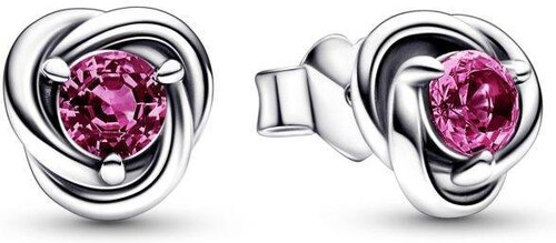 PANDORA náušnice "Ružový kruh večnosti" 292334C05 - GLAMI.sk