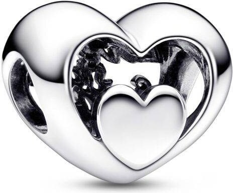 PANDORA Moments prívesok "Otvorené srdce a nápis" 792512C00 - GLAMI.sk
