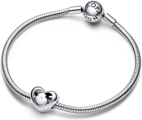 PANDORA Moments prívesok "Otvorené srdce a nápis" 792512C00 - GLAMI.sk