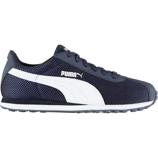 boty Puma Turin Mesh Snr 74 Navy/White - GLAMI.sk