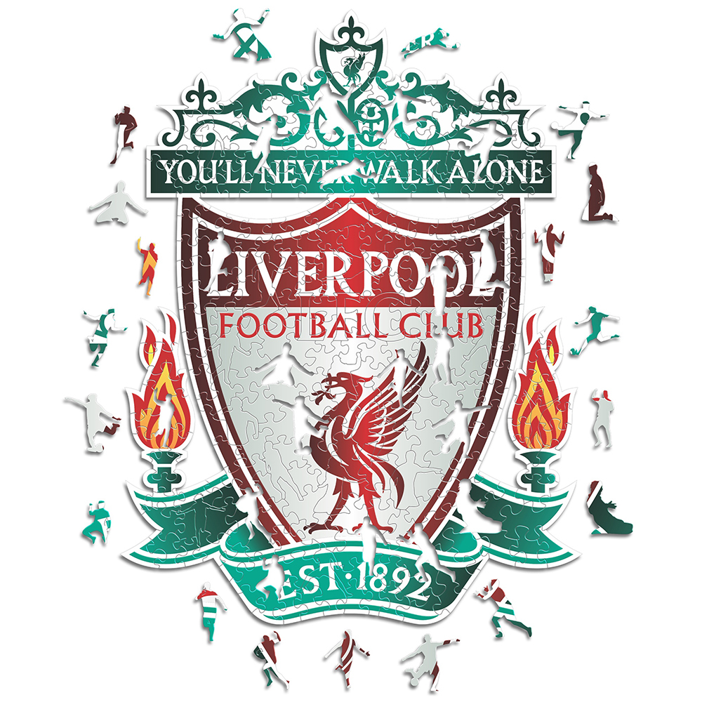 FC Liverpool official FC Liverpool drevené puzzle Crest 150 ks - GLAMI.sk