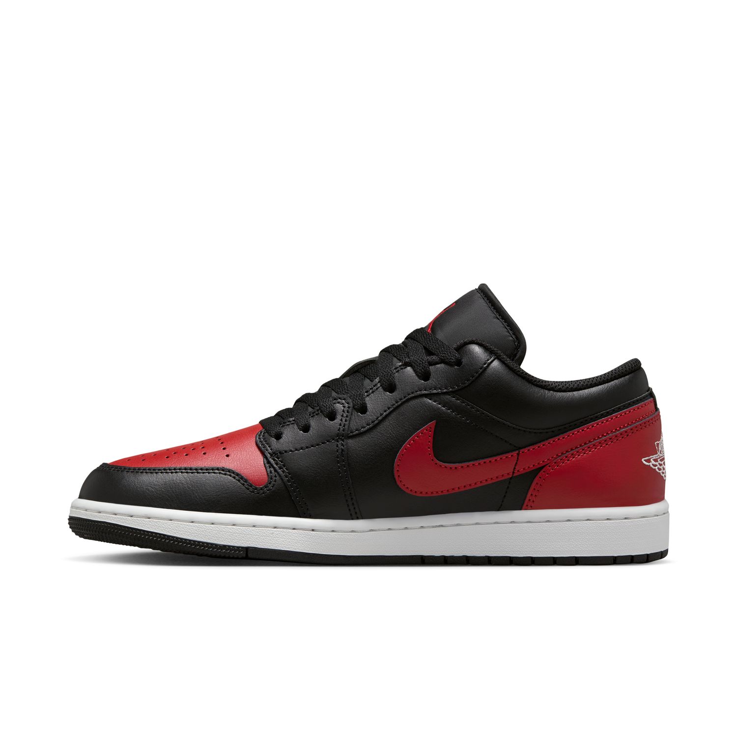 Air Jordan 1 Low "Bred" - Pánske - Tenisky Jordan - Čierne - 553558-067 ...