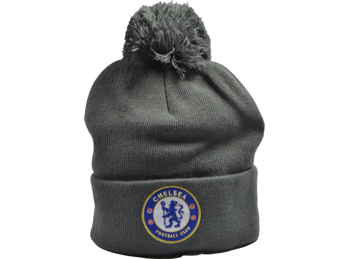 FC Chelsea official FC Chelsea zimná čiapka Bobble grey - GLAMI.sk