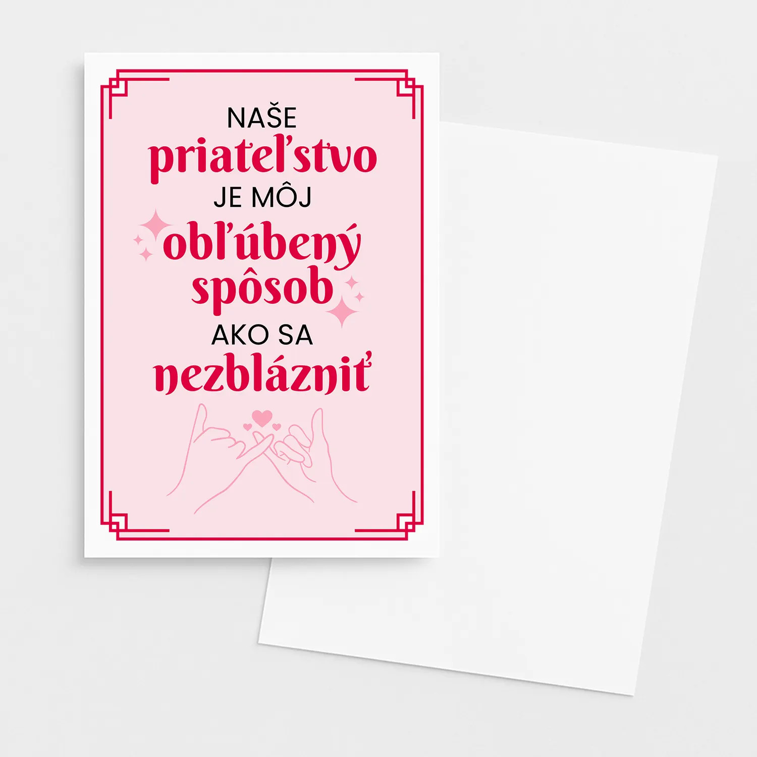 Garibald Naše priateľstvo je môj obľúbený spôsob - blahoželacia ...