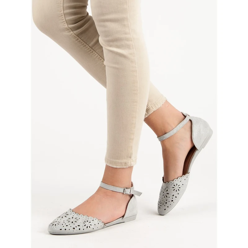 Laura mode Dierkované baleríny s kryštálmi - GLAMI.sk