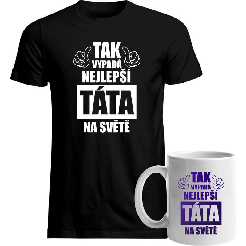 Garibald Komplet pro tátu - Tak vypadá nejlepší táta na světě - tričko ...