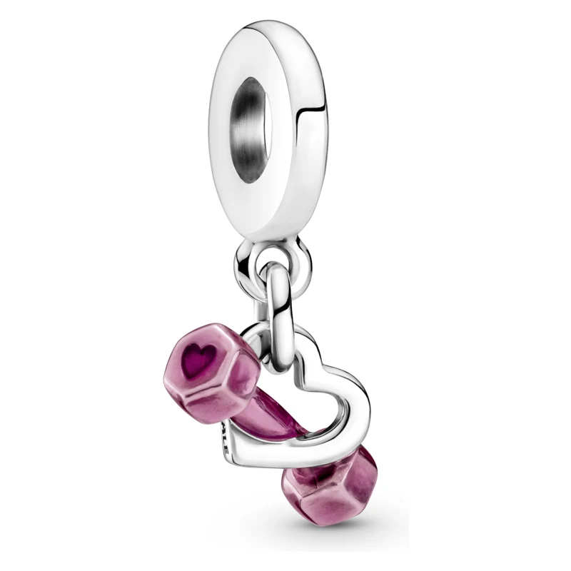 PANDORA Moments visiaci prívesok "Činka a srdiečko" 799545C01 - GLAMI.sk