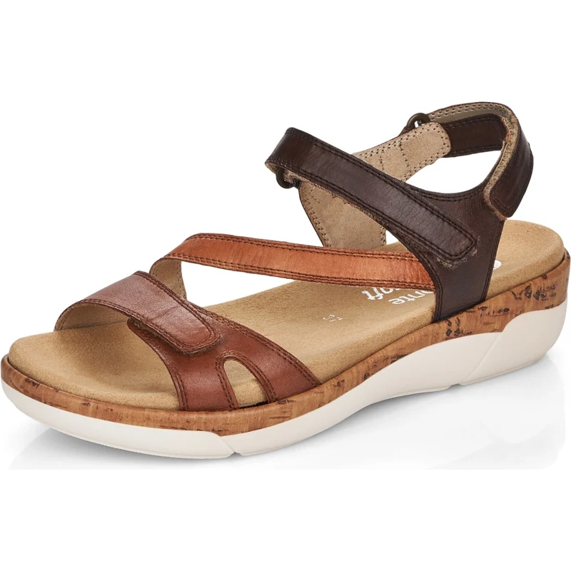 RIEKER Dámske sandále REMONTE R6850-25 hnedá S2 - GLAMI.sk