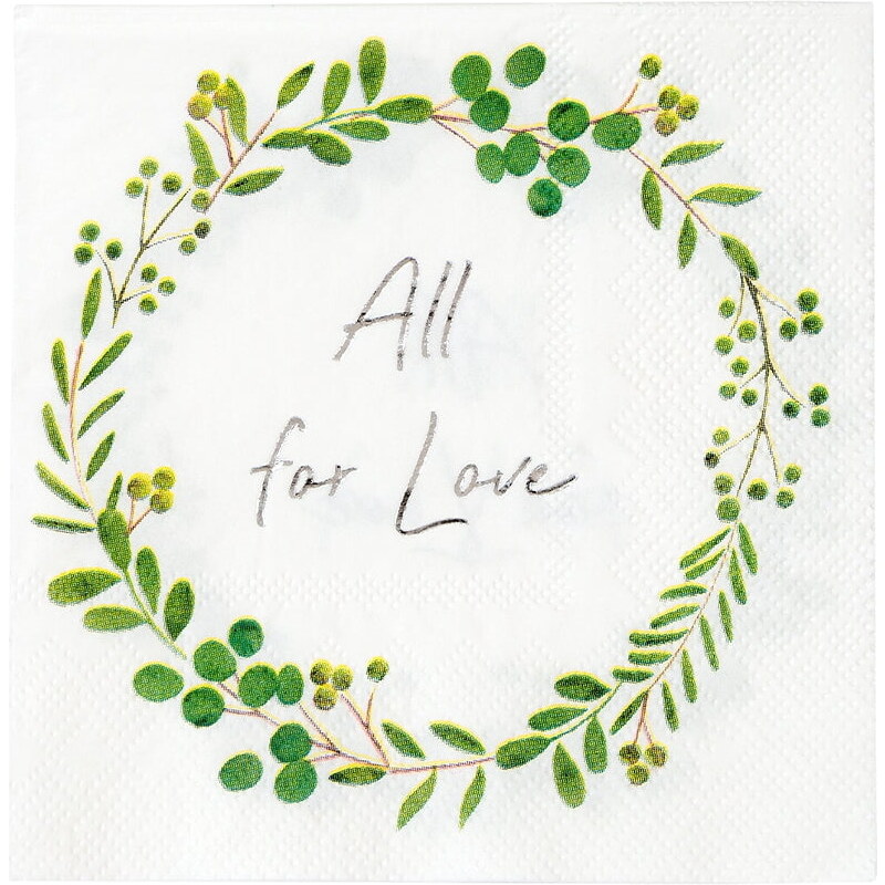 Talking Tables Papierové servítky Botanical Bride 16 ks - GLAMI.sk