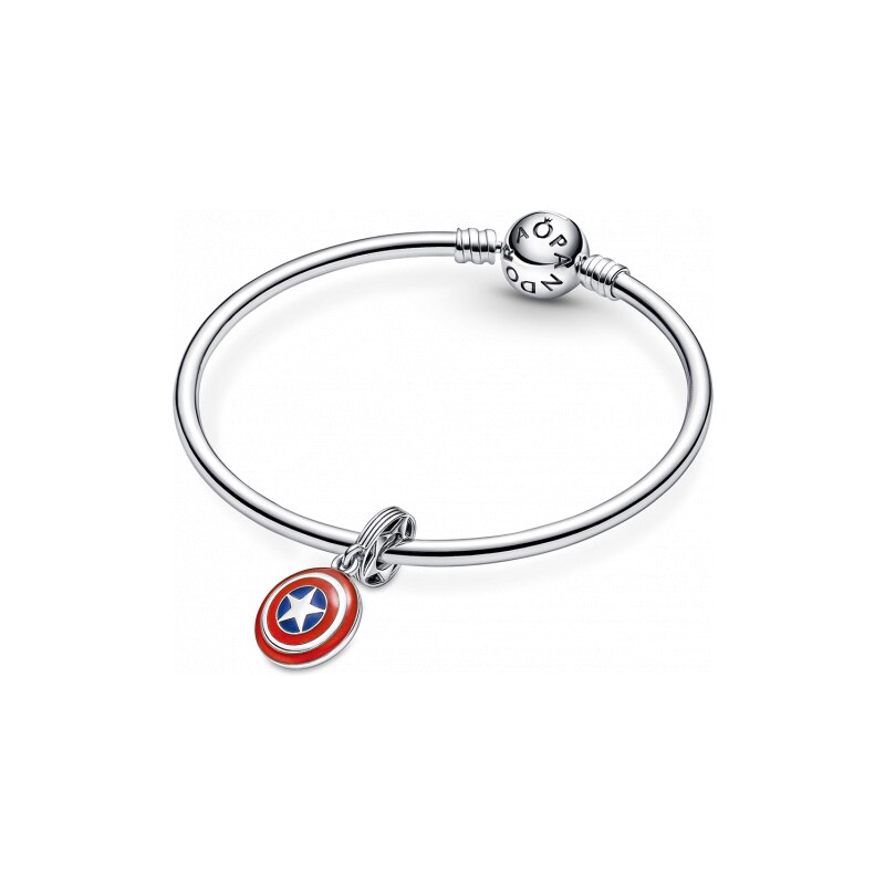 PANDORA Marvel náramok Captain America Shield vyskladaný náramok 590713 ...