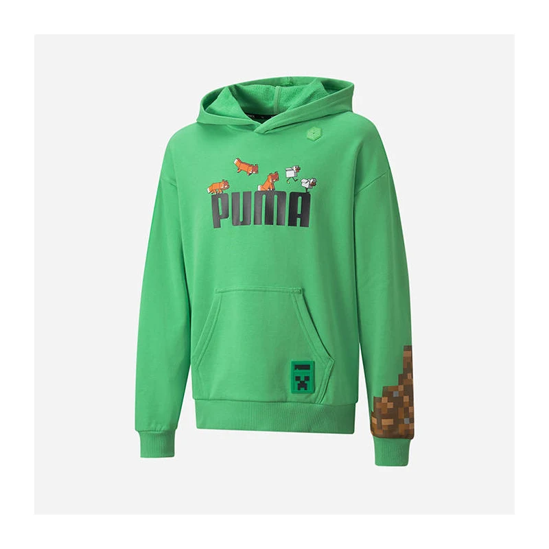 Puma x Minecraft Hoodie Kids 533436 87 - GLAMI.sk
