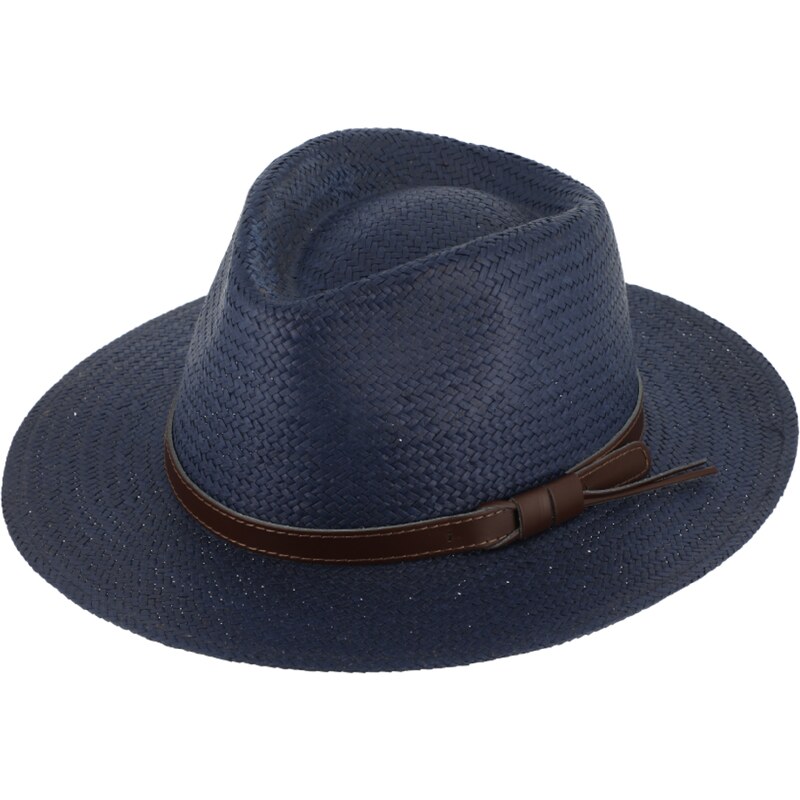 Fiebig - Headwear since 1903 Letné modrý fedora klobúk od Fiebig ...