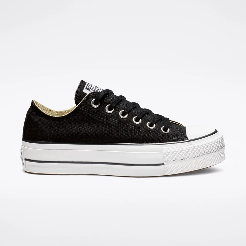 Converse Chuck Taylor All Star Lift Platform Canvas Black/White/White ...
