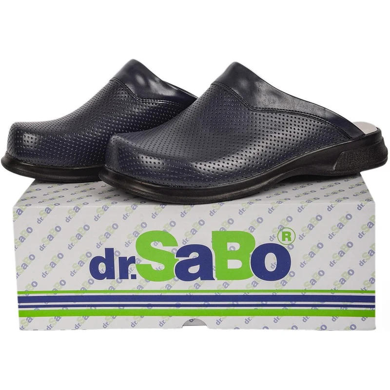 DR SABO Ortopedické kožené papuče Sabo, klasické papuče v nemocnici ...