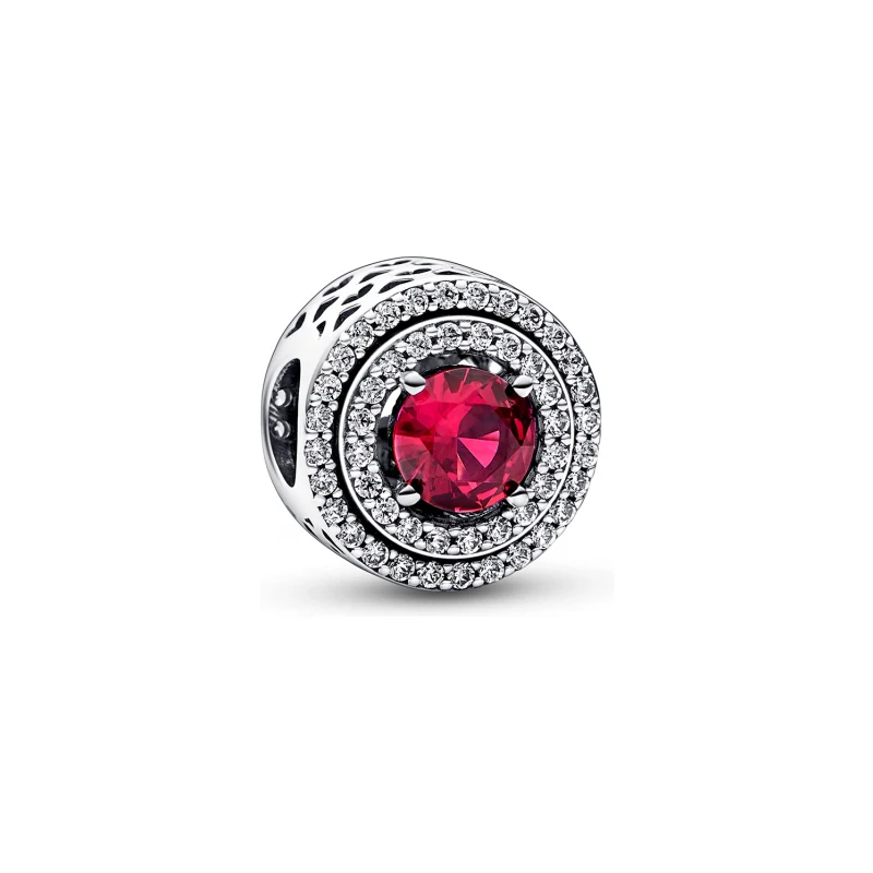 PANDORA korálka Žiarivý červený kruh korálka 792418C01 - GLAMI.sk