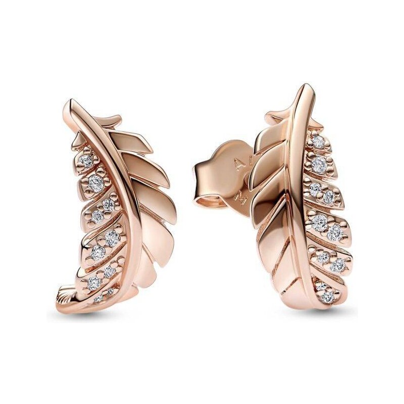 PANDORA náušnice "Zahnuté pierka" 282574C01 - GLAMI.sk