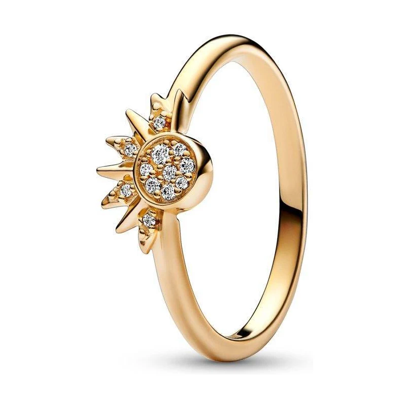 PANDORA prsteň "Nebeské trblietavé slnko" 162674C01 - 54 mm - GLAMI.sk