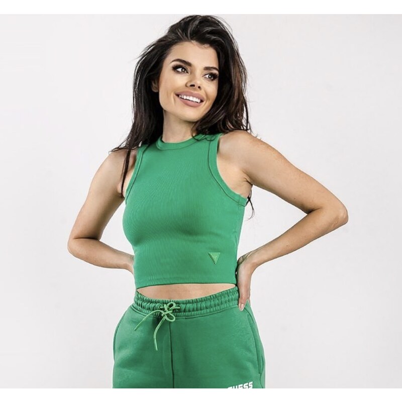 Guess edie tank top GREEN - GLAMI.sk