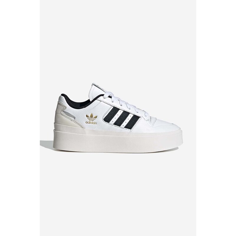 Kožené tenisky adidas Originals Forum Bonega IG9649-white, biela farba ...