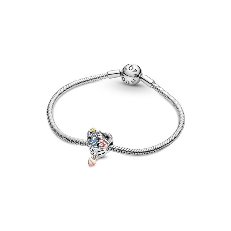 Prívesok PANDORA Disney Pozlátený Ohana, Lilo a Stitch 781682C01 - GLAMI.sk