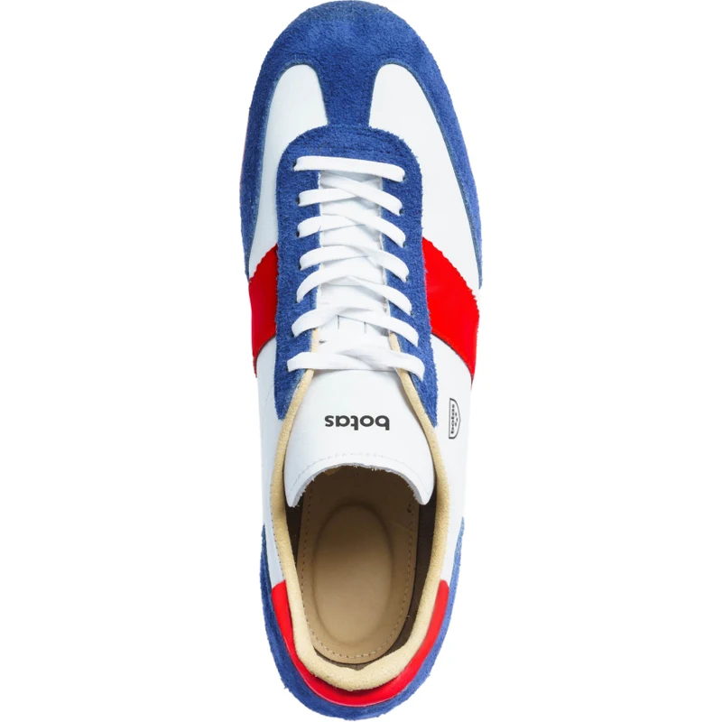 Vasky Botas Classic Trikolora - Pánske kožené tenisky / botasky bielo ...