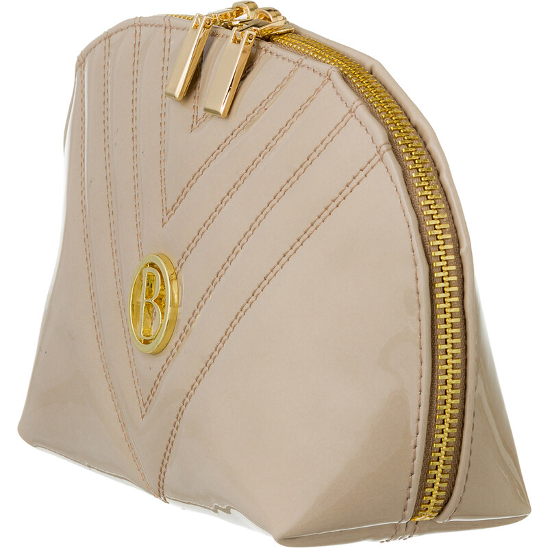 Kožená kozmetická taška BAGGER piesková 0074 - GLAMI.sk