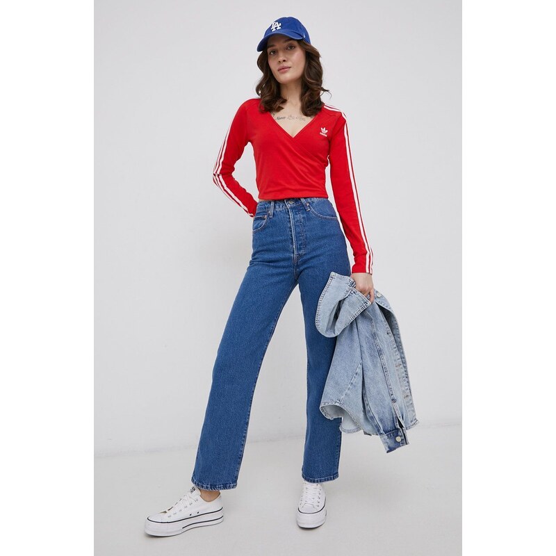 Rifle Levi's RIBCAGE STRAIGHT ANKLE 72693.0117-MedIndigo, dámske ...