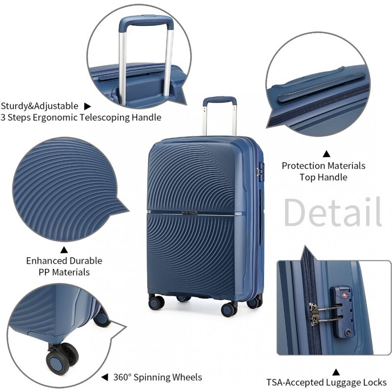 British traveller Set kufrov - Spinner z polykarbonátu a TSA zámkom ...