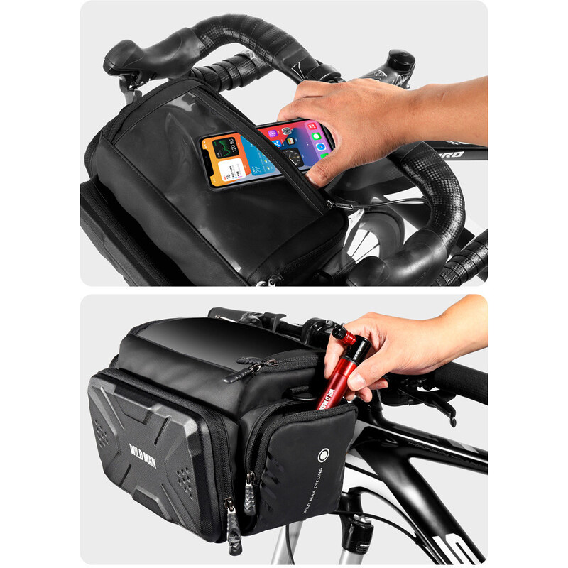 Wild Man GS6 taška na bicykel na riadidlá, brašňa - GLAMI.sk