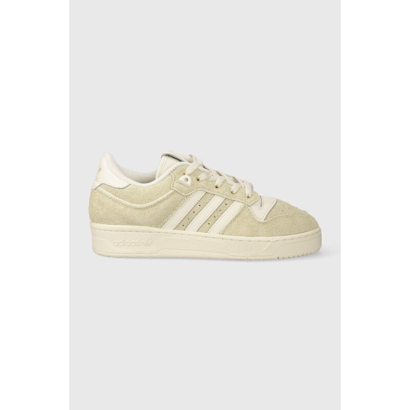 Kožené tenisky adidas Originals Rivalry 86 Low béžová farba, IE4877 ...