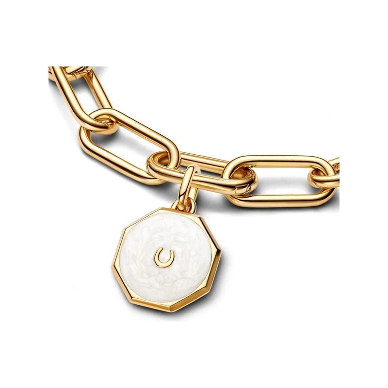 Medailón PANDORA Me Pozlátený Podkova pre šťastie | PAN763047C01 ...