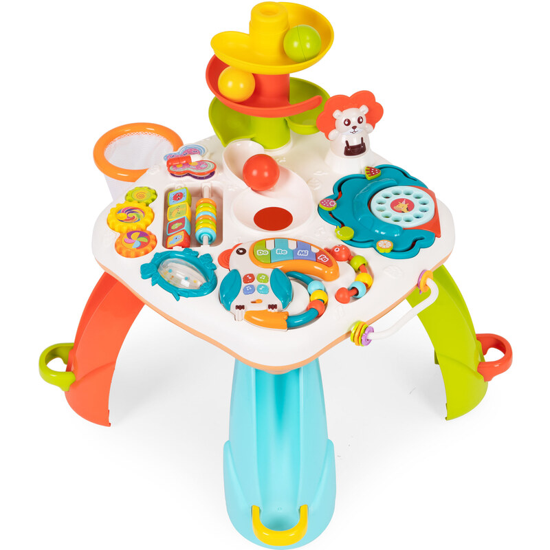 HUANGER Interaktívny vzdelávací stôl pre deti s loptičkovou dráhou ...