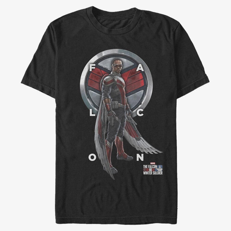 Tričko Merch Marvel The Falcon and the Winter Soldier - FALCON GRID ...