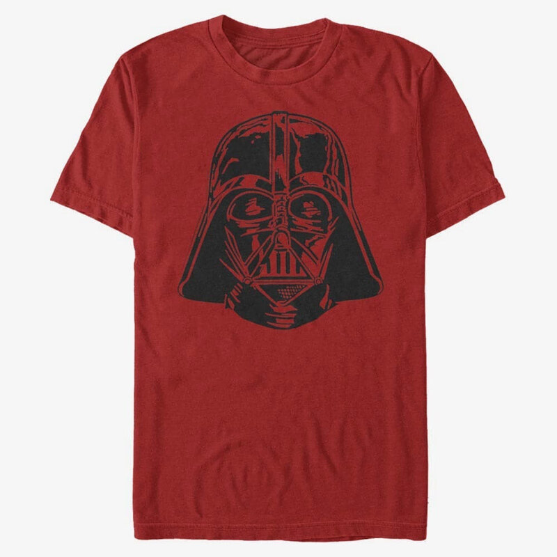 Tričko Merch Star Wars: Classic - Darth Vader Face Unisex T-Shirt Red S ...