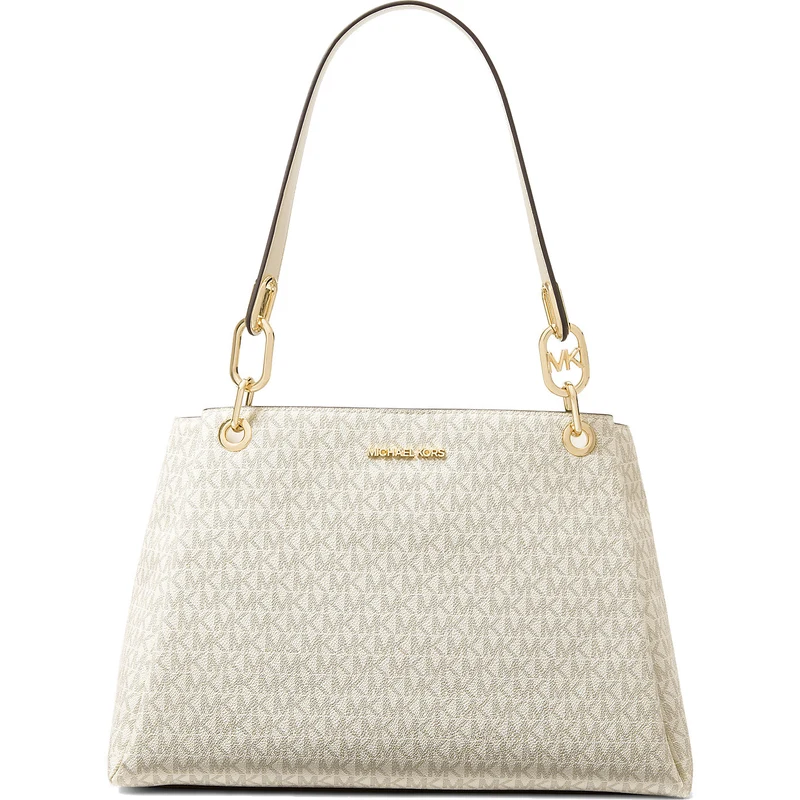 Trisha Large Logo Shoulder Bag