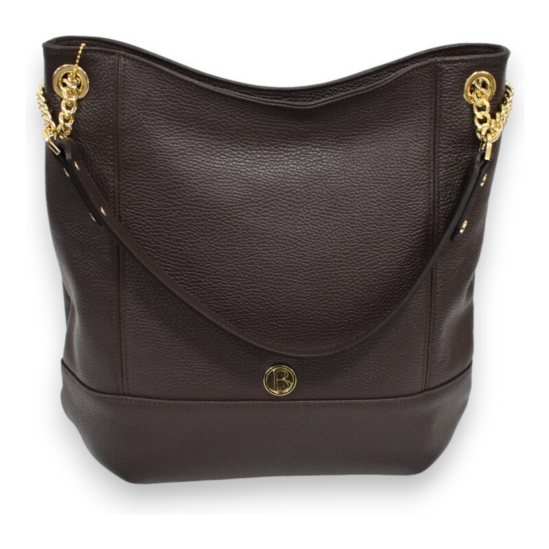 Dámska čokoládová kožená kabelka BAGGER 0104 - GLAMI.sk