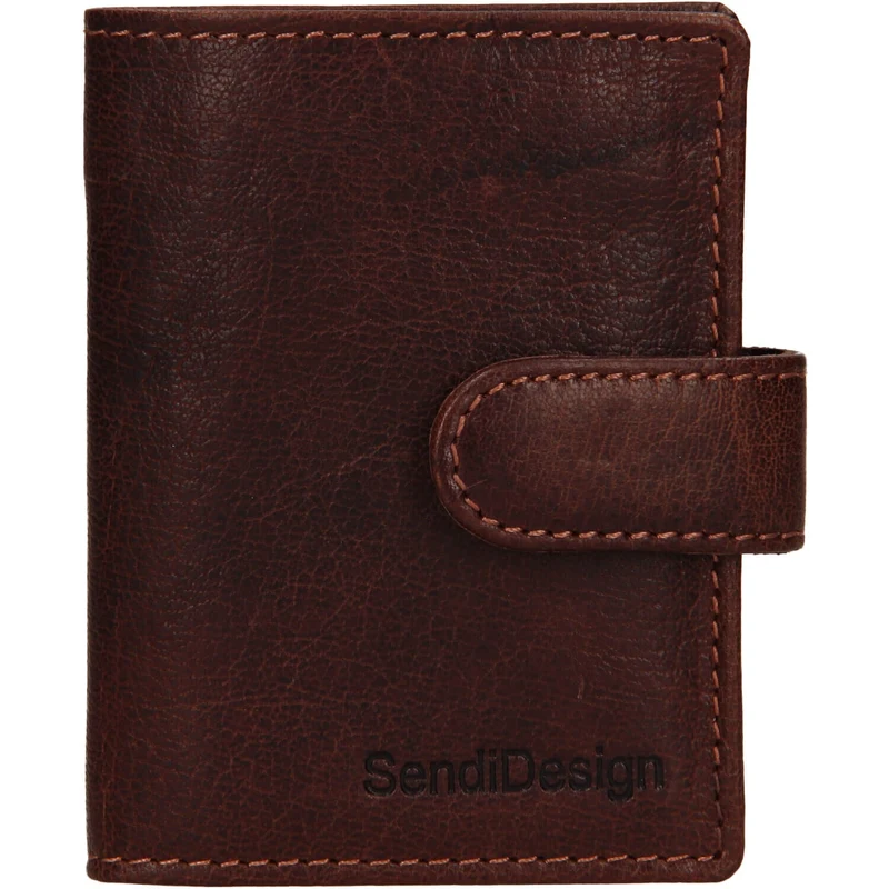 Sendi DESIGN Pánska kožená peňaženka SendiDesign Klonnt - hnedá - GLAMI.sk