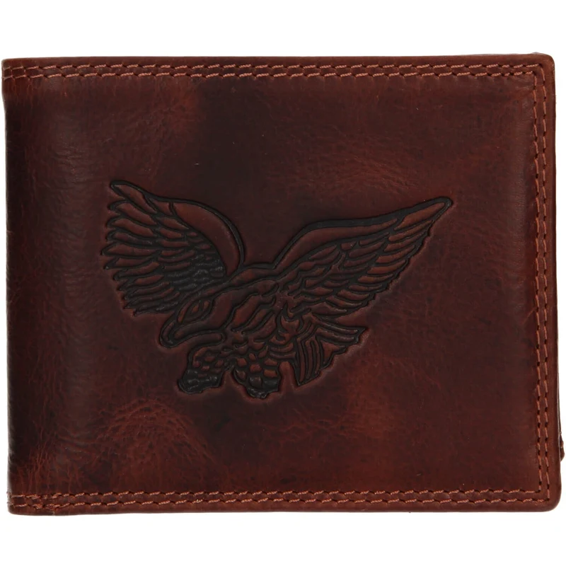 Sendi DESIGN Pánska kožená peňaženka SendiDesign Eagle - hnedá - GLAMI.sk
